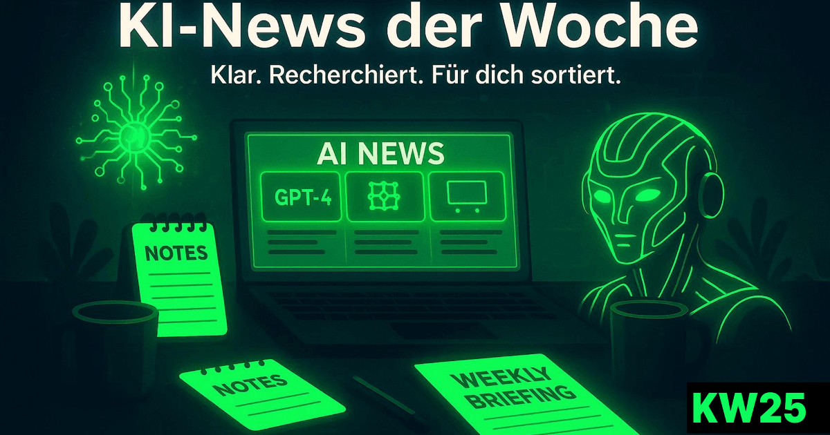 KI-Newsletter KW25: KI wird menschlich