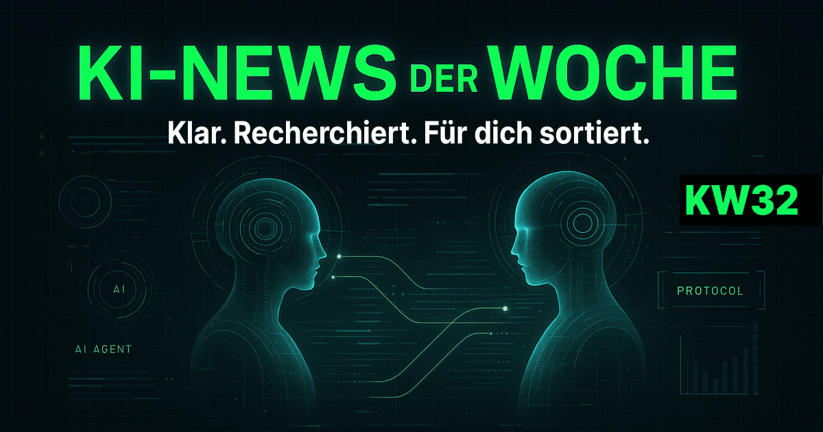 KI-Newsletter KW32: Wenn AI erwachsen wird