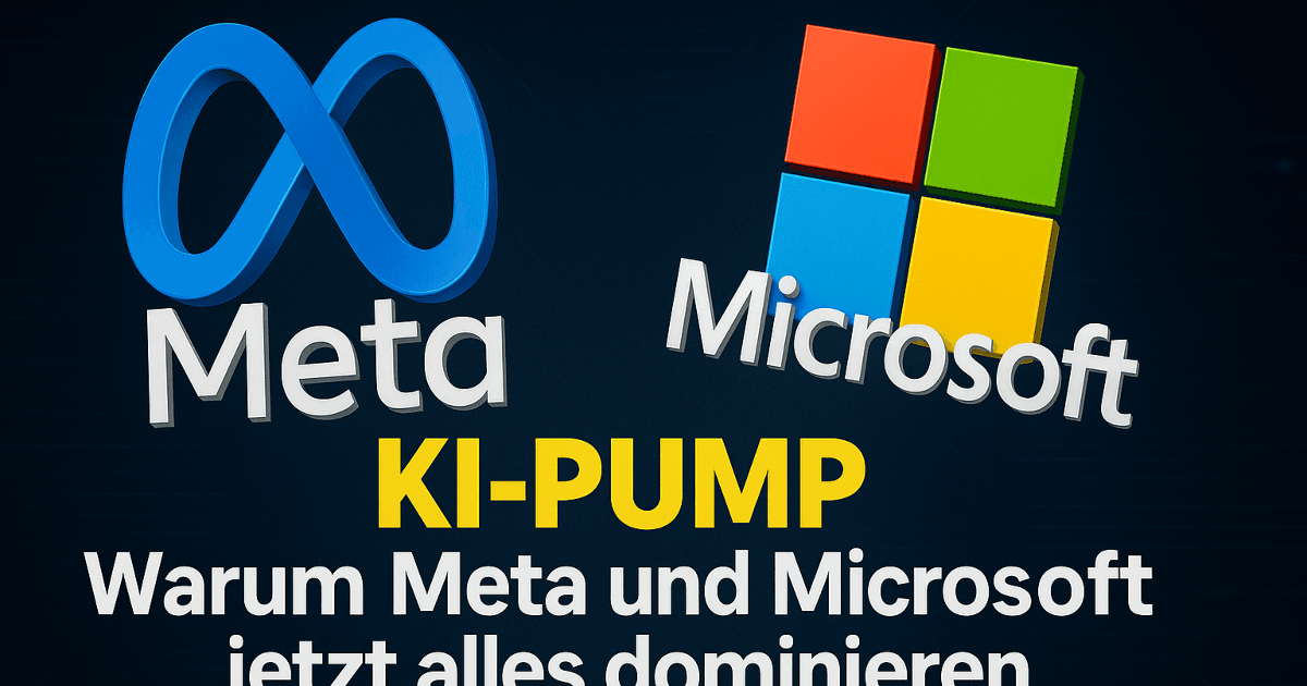 KI PUMP: META und Microsoft auf ALL TIME HIGHS!!